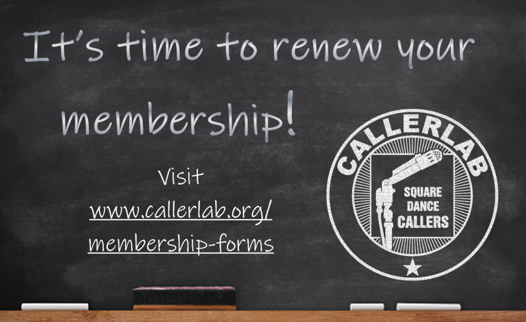 Renewal Time – CALLERLAB